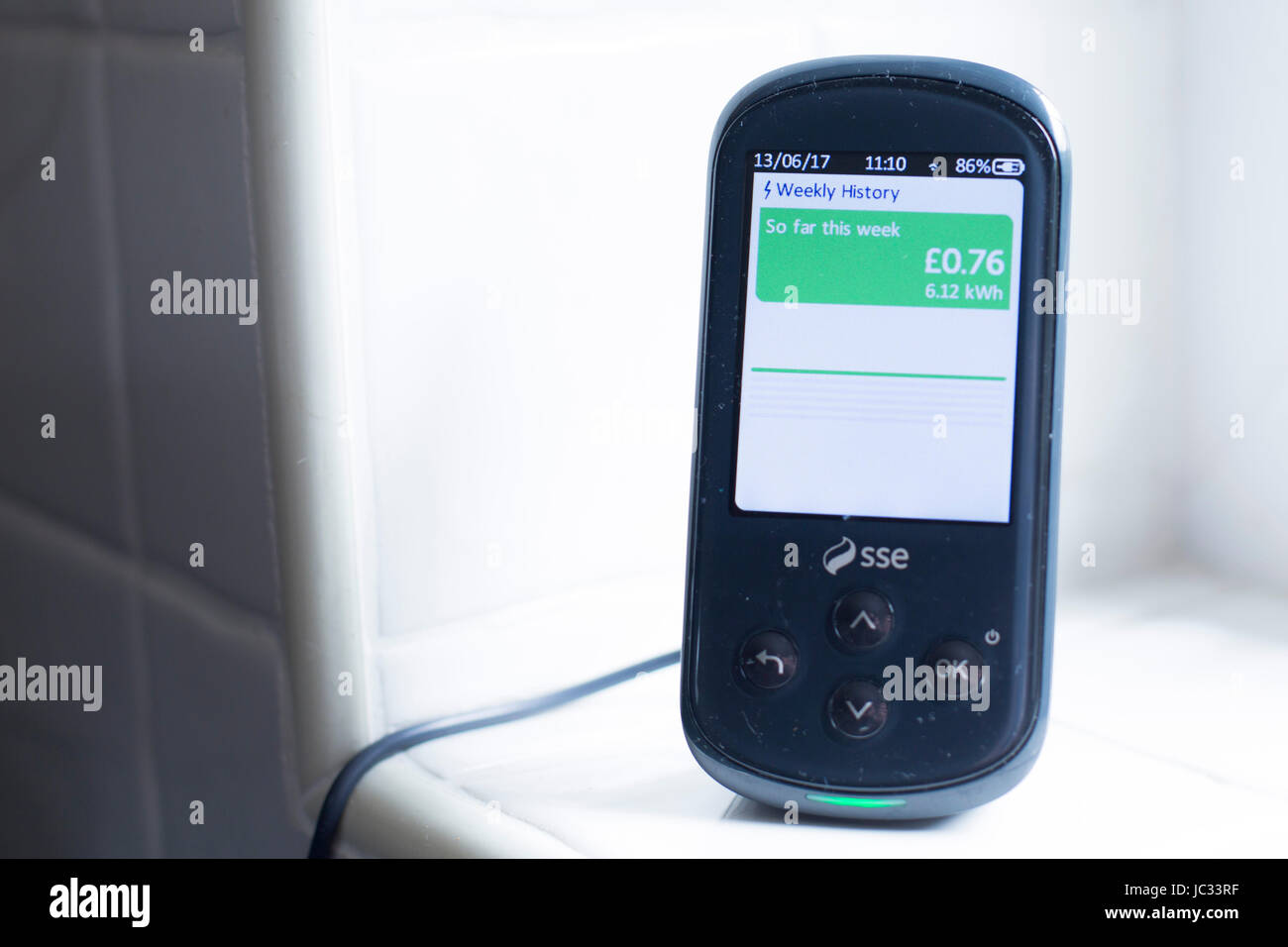 An SSE smart energy tracker device Stock Photo - Alamy