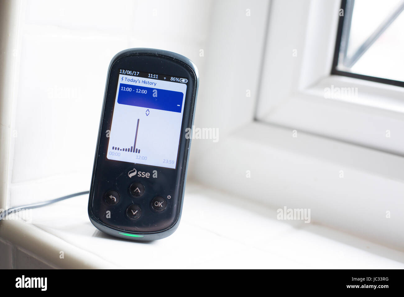 An SSE smart energy tracker device Stock Photo - Alamy