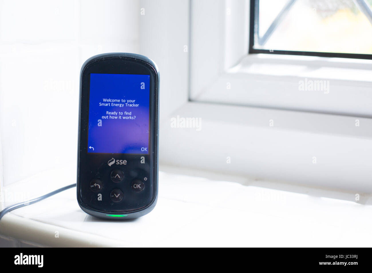 An SSE smart energy tracker device Stock Photo - Alamy