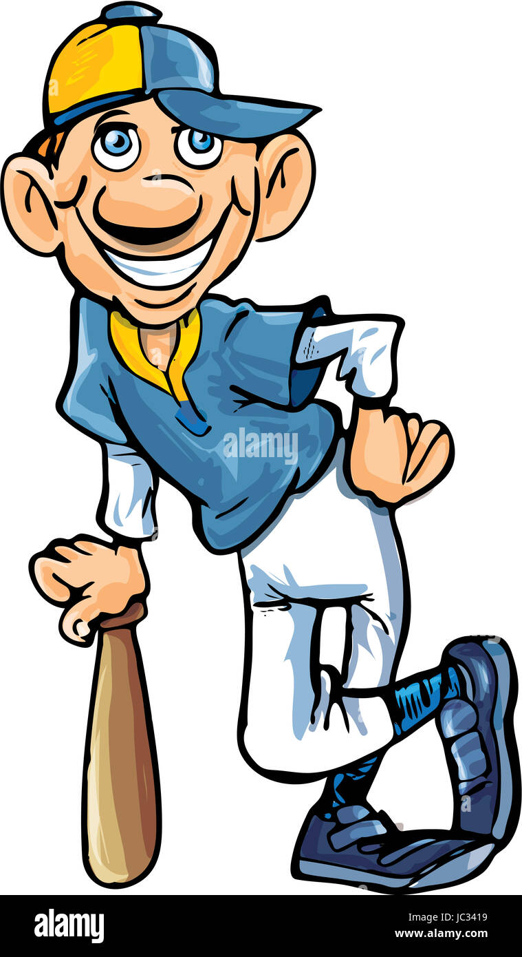 Cartoon baseball hi-res stock photography and images - Alamy