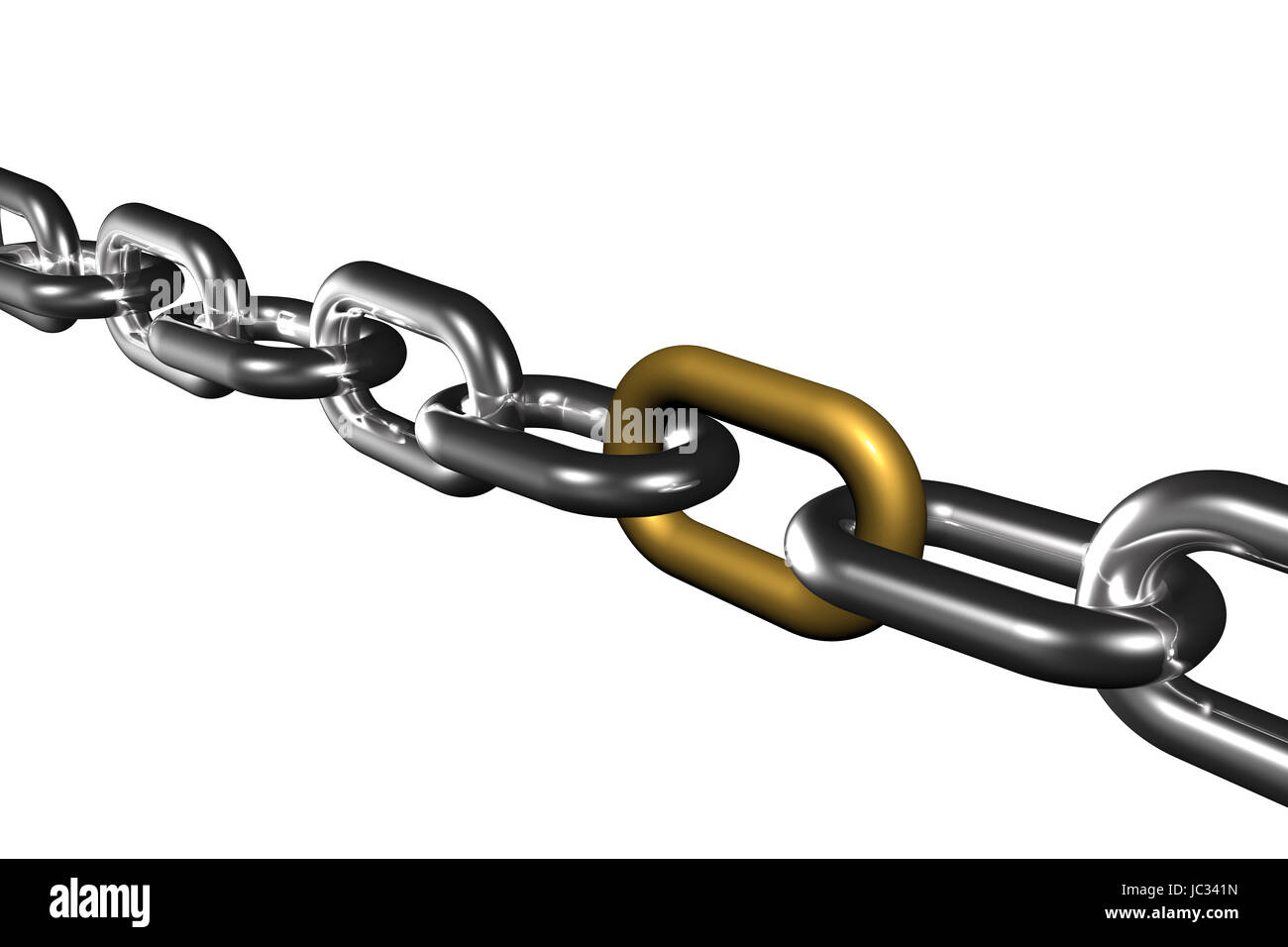 Chain Team Bonding Success Symbol Isolated on White Stock Photo - Alamy