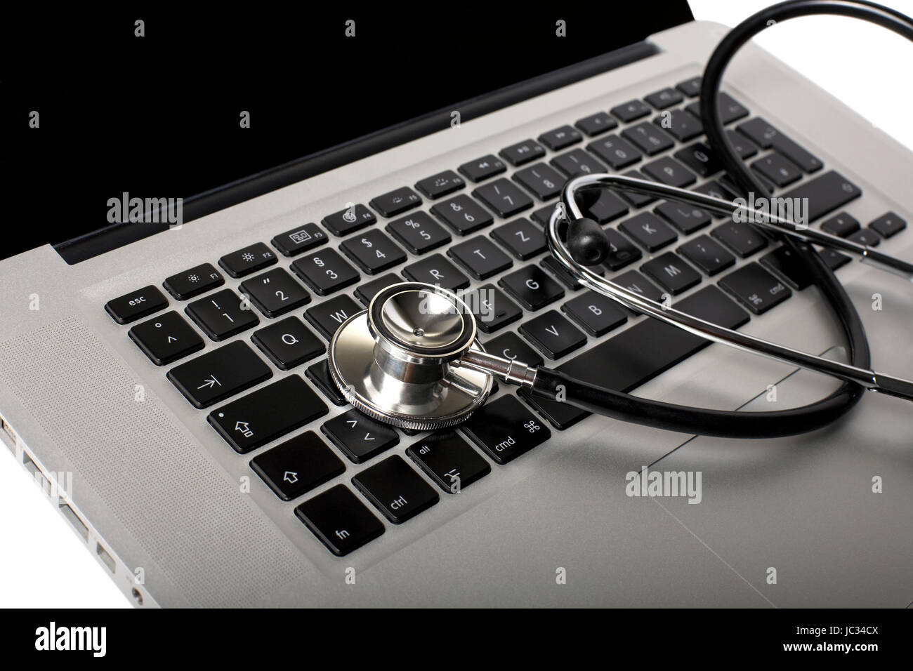 stethoscope and laptop Stock Photo - Alamy