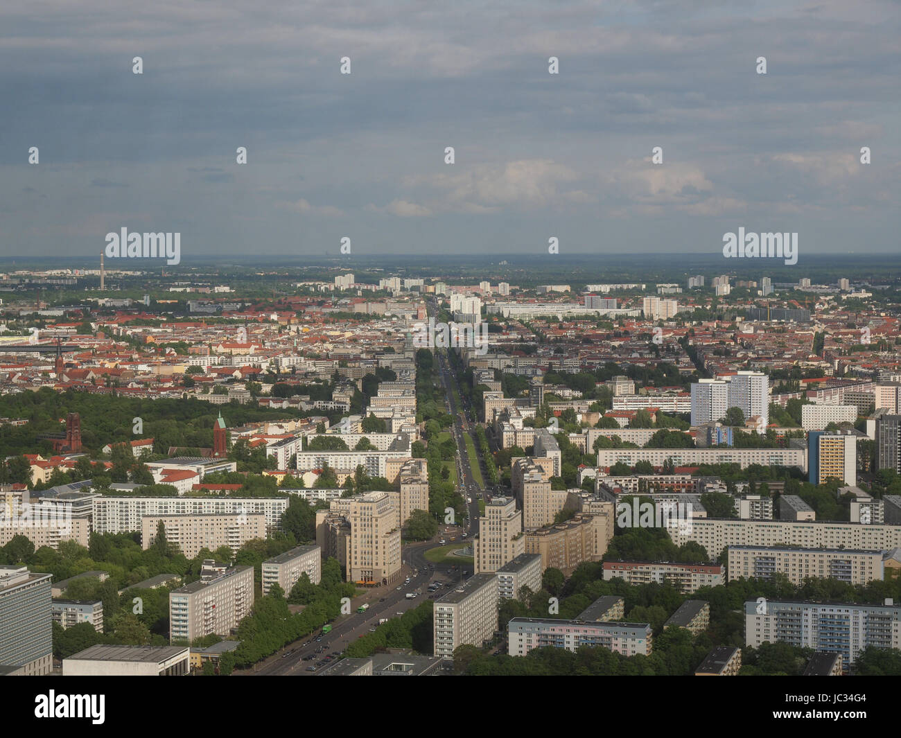 Aeria view of the city of Berlin in Germany Stock Photo - Alamy