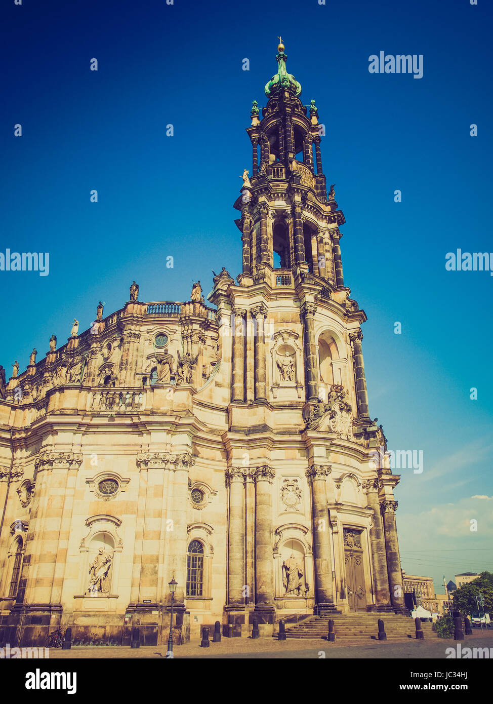 Dresden Cathedral of the Holy Trinity aka Hofkirche Kathedrale ...