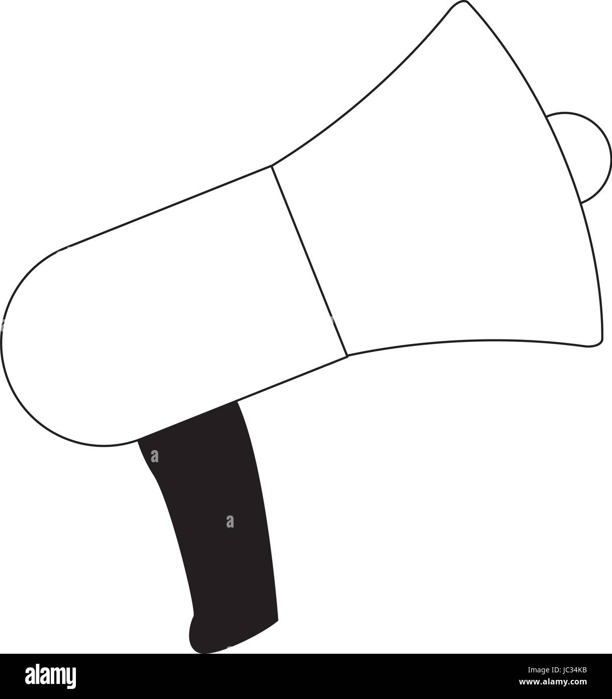 speaker megaphone or loudspeaker announce symbol Stock Vector Image ...