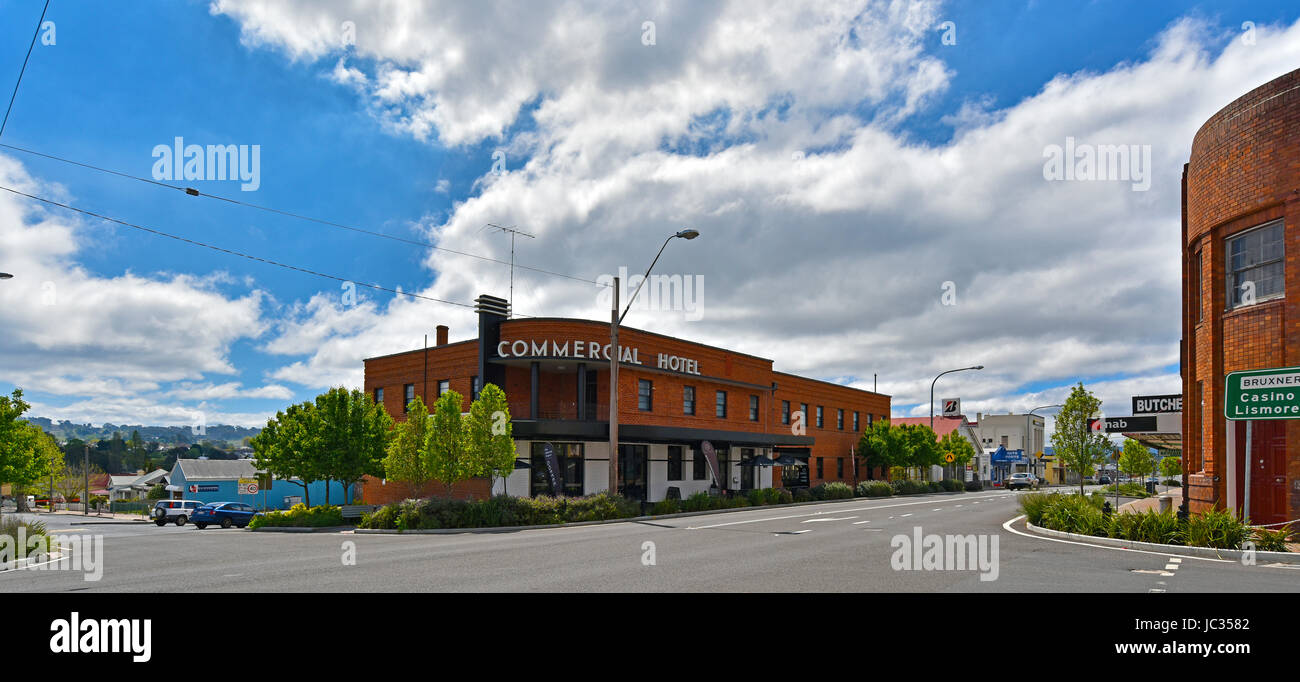 the Commercial Hotel. a pub in the main street of Tenterfield in ...