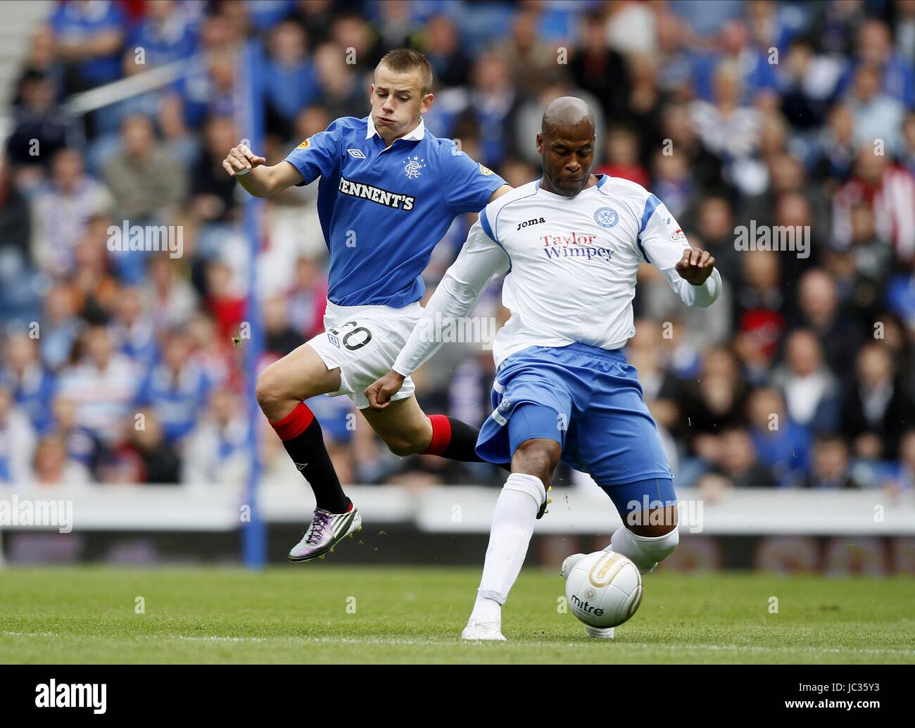 VLADIMIR WEISS MICHAEL DUBERRY GLASGOW RANGERS V S GLASGOW RANGERS V ST ...