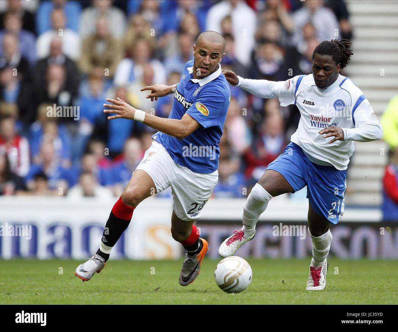 MADJID BOUGHERRA COLLIN SAMUEL GLASGOW RANGERS V S GLASGOW RANGERS V ST ...