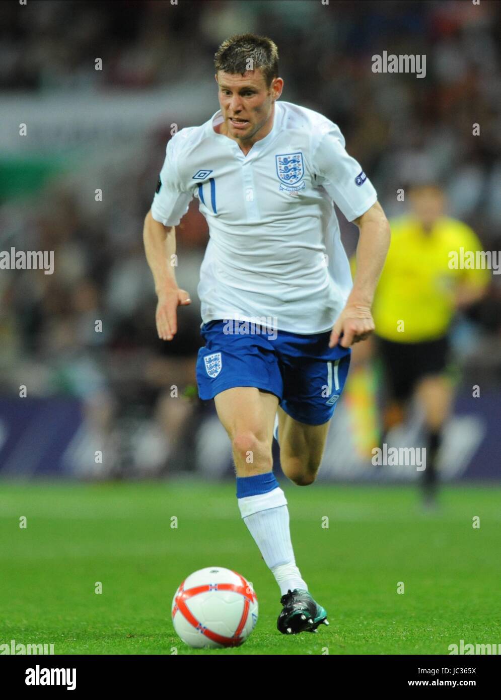 JAMES MILNER ENGLAND WEMBLEY STADIUM LONDON ENGLAND 03 September 2010 ...