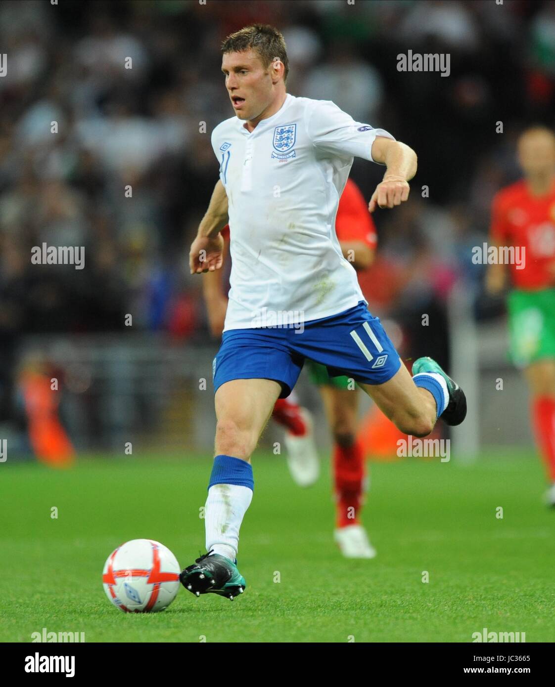 JAMES MILNER ENGLAND WEMBLEY STADIUM LONDON ENGLAND 03 September 2010 ...
