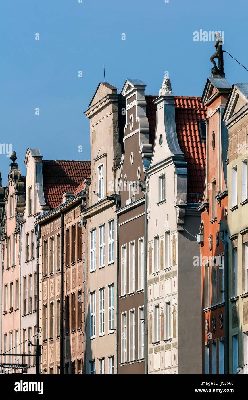 Typical polish architecture in the Old Town of Gdansk Stock Photo - Alamy