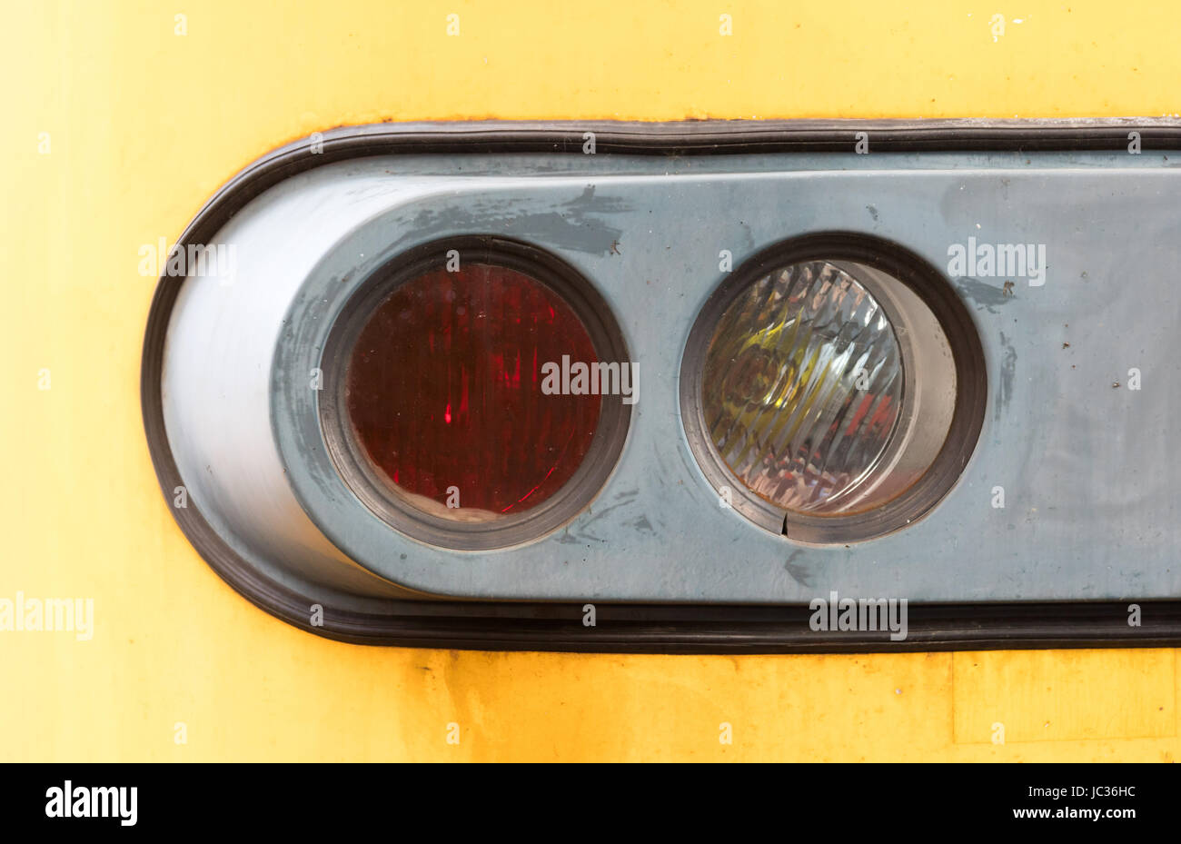 Closeup of a train headlight shining, vintage train Stock Photo - Alamy