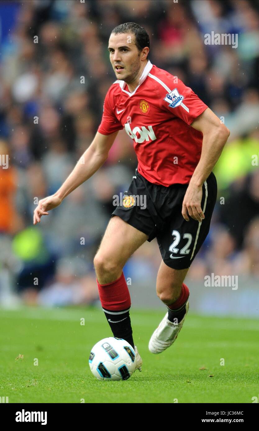JOHN O'SHEA MANCHESTER UNITED FC MANCHESTER UNITED FC GOODISON PARK ...