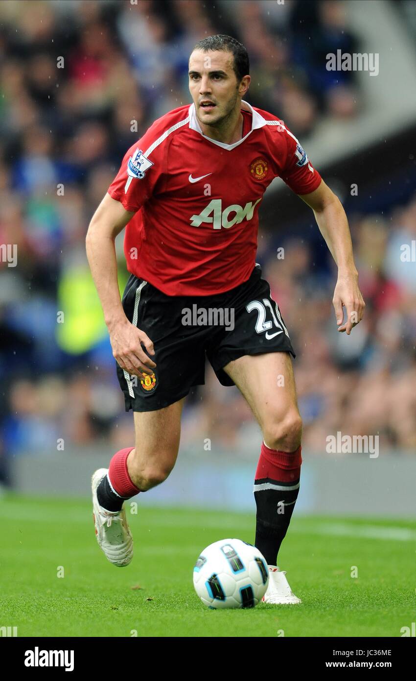 JOHN O'SHEA MANCHESTER UNITED FC MANCHESTER UNITED FC GOODISON PARK ...