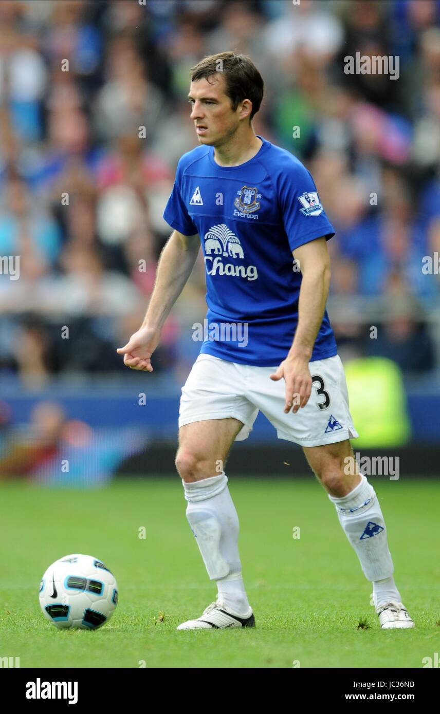 LEIGHTON BAINES EVERTON FC EVERTON FC GOODISON PARK LIVERPOOL ENGLAND ...