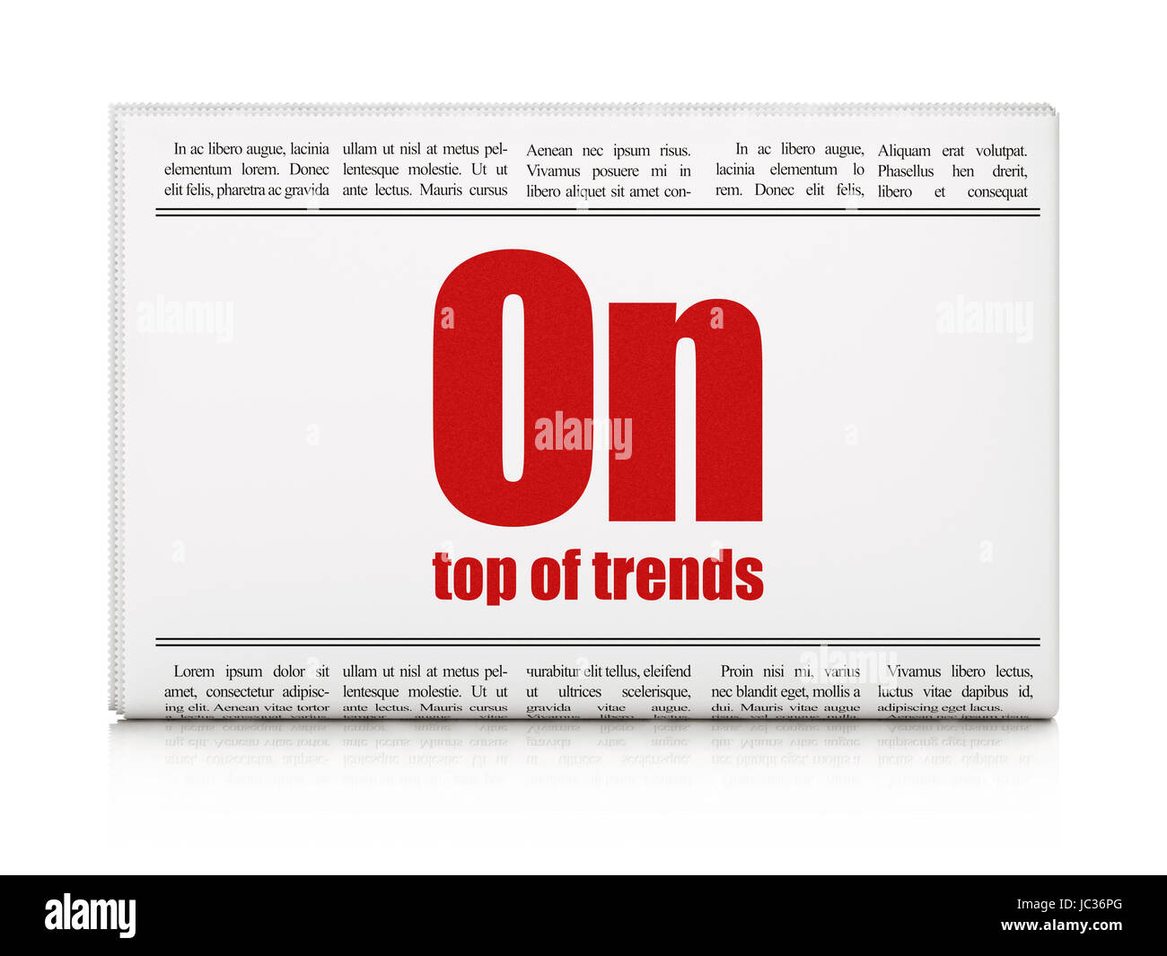 Trends word isolated text hi-res stock photography and images - Alamy