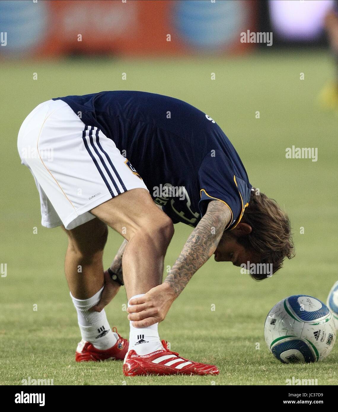 DAVID BECKHAM LOS ANGELES GALAXY CARSON LOS ANGELES CALIFORNIA USA 18 ...