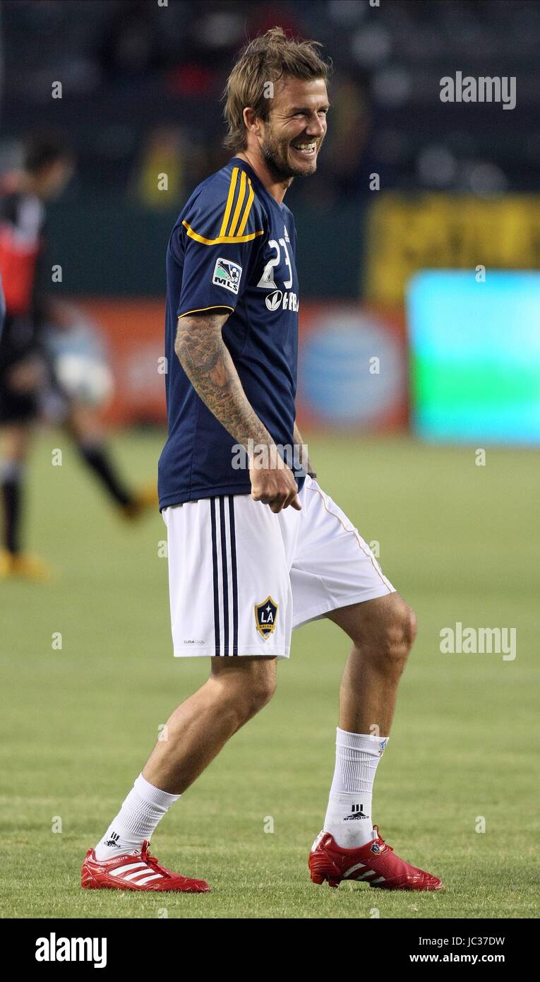 DAVID BECKHAM LOS ANGELES GALAXY CARSON LOS ANGELES CALIFORNIA USA 18 ...