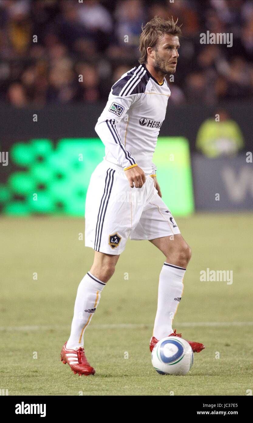 DAVID BECKHAM LOS ANGELES GALAXY CARSON LOS ANGELES CALIFORNIA USA 18 ...