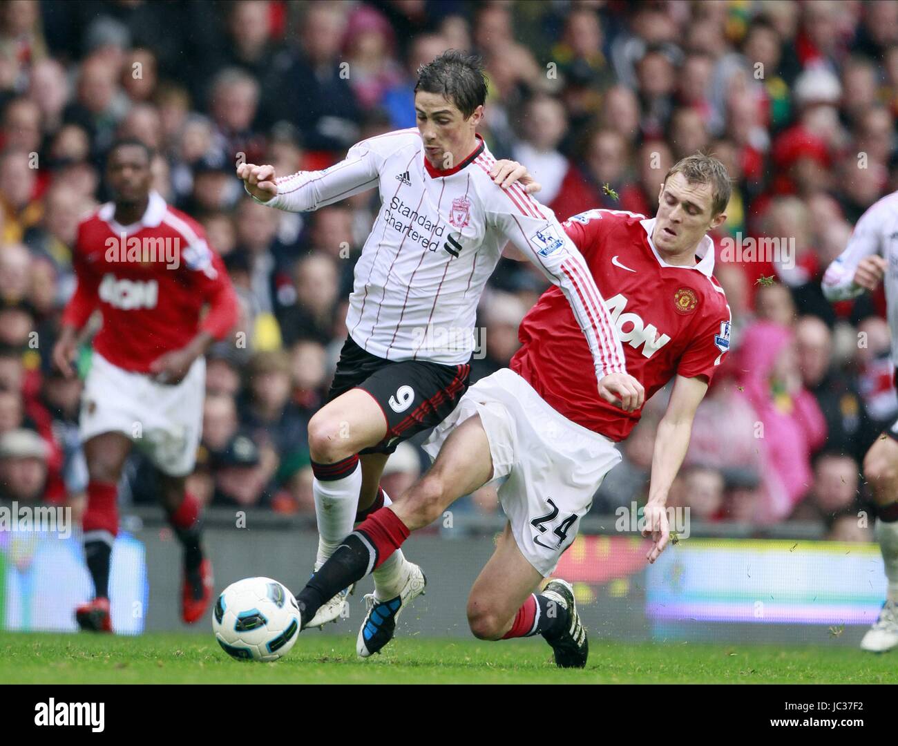 FERNANDO TORRES & DARREN FLETC MANCHESTER UNITED V LIVERPOOL OLD ...