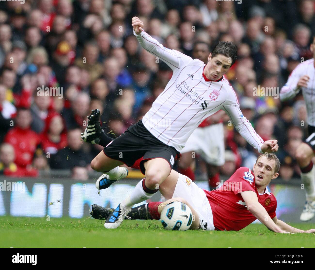 FERNANDO TORRES & DARREN FLETC MANCHESTER UNITED V LIVERPOOL OLD ...