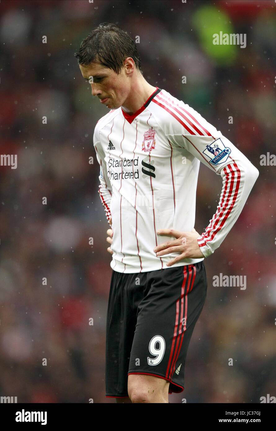 FERNANDO TORRES MANCHESTER UNITED V LIVERPOOL OLD TRAFFORD MANCHESTER ...