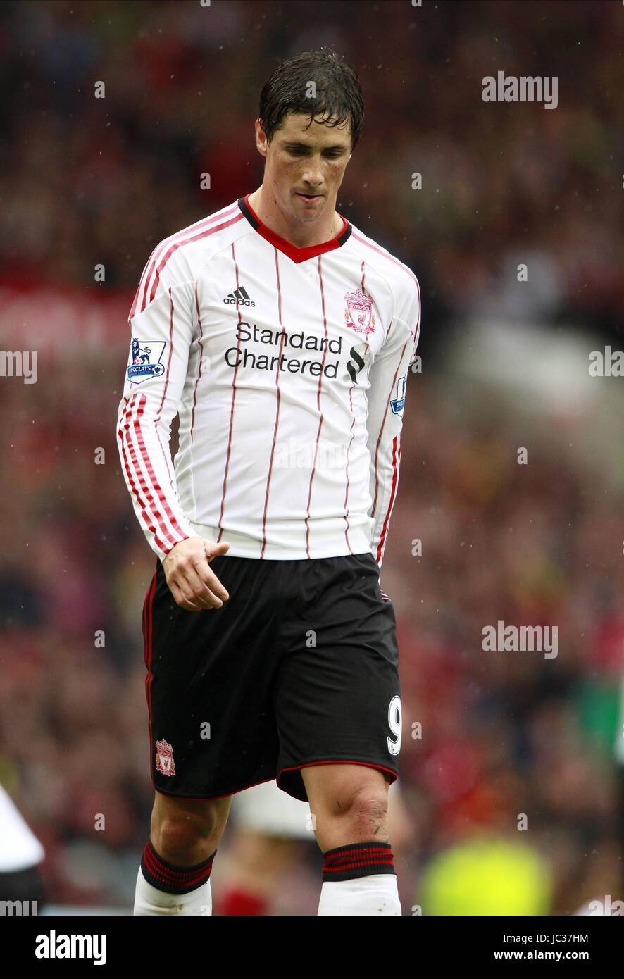 FERNANDO TORRES LIVERPOOL FC OLD TRAFFORD MANCHESTER ENGLAND 19 ...