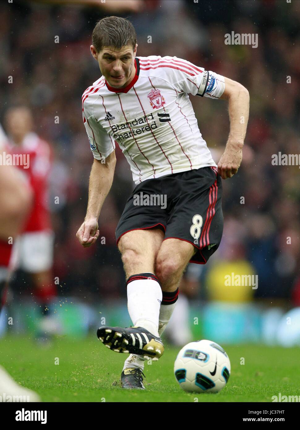 STEVEN GERRARD LIVERPOOL FC OLD TRAFFORD MANCHESTER ENGLAND 19 ...