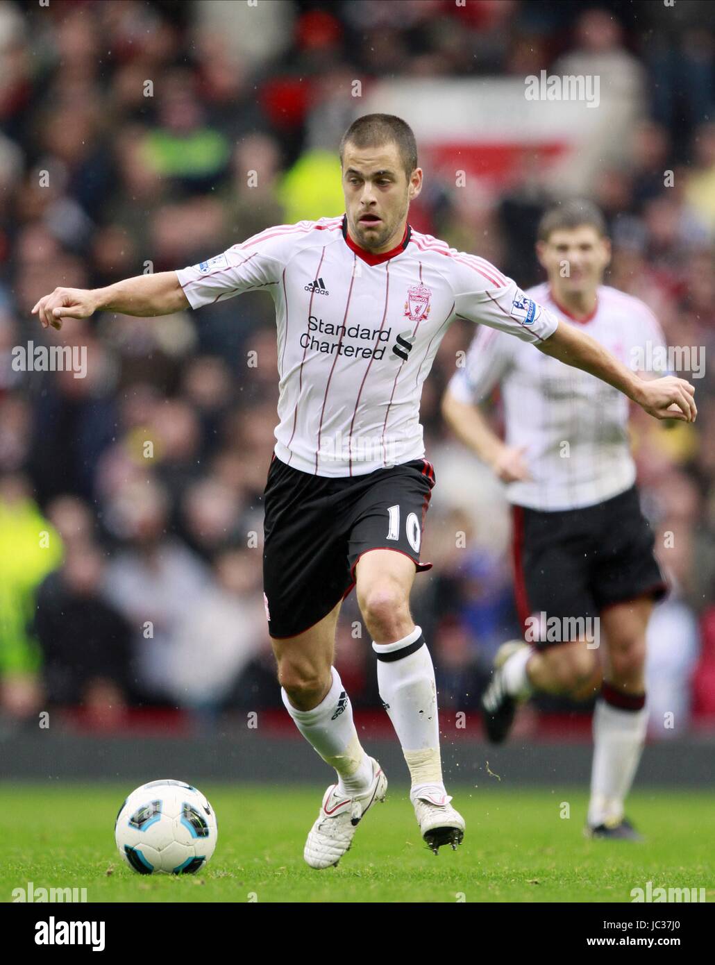 JOE COLE LIVERPOOL FC OLD TRAFFORD MANCHESTER ENGLAND 19 September 2010 ...
