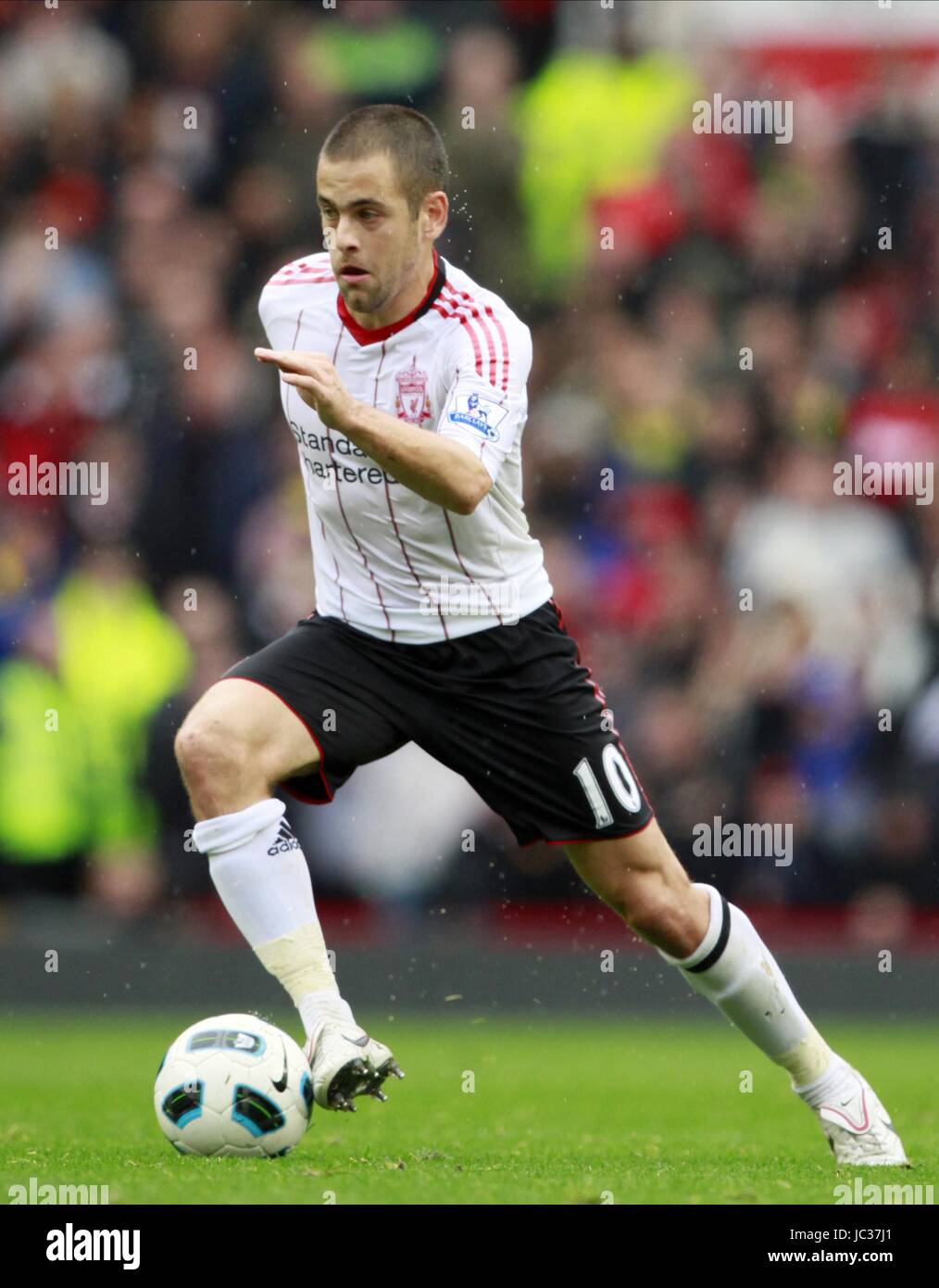 JOE COLE LIVERPOOL FC OLD TRAFFORD MANCHESTER ENGLAND 19 September 2010 ...