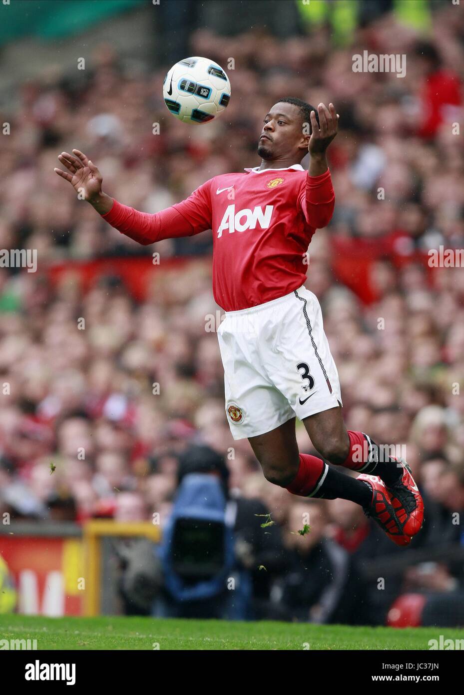 PATRICE EVRA MANCHESTER UNITED FC OLD TRAFFORD MANCHESTER ENGLAND 19 ...