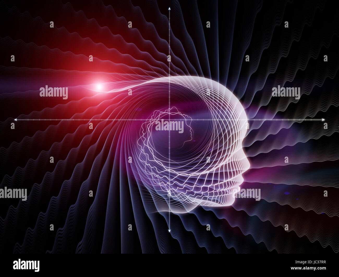 Strange Geometry series. Design made of line drawing, math and geometry ...