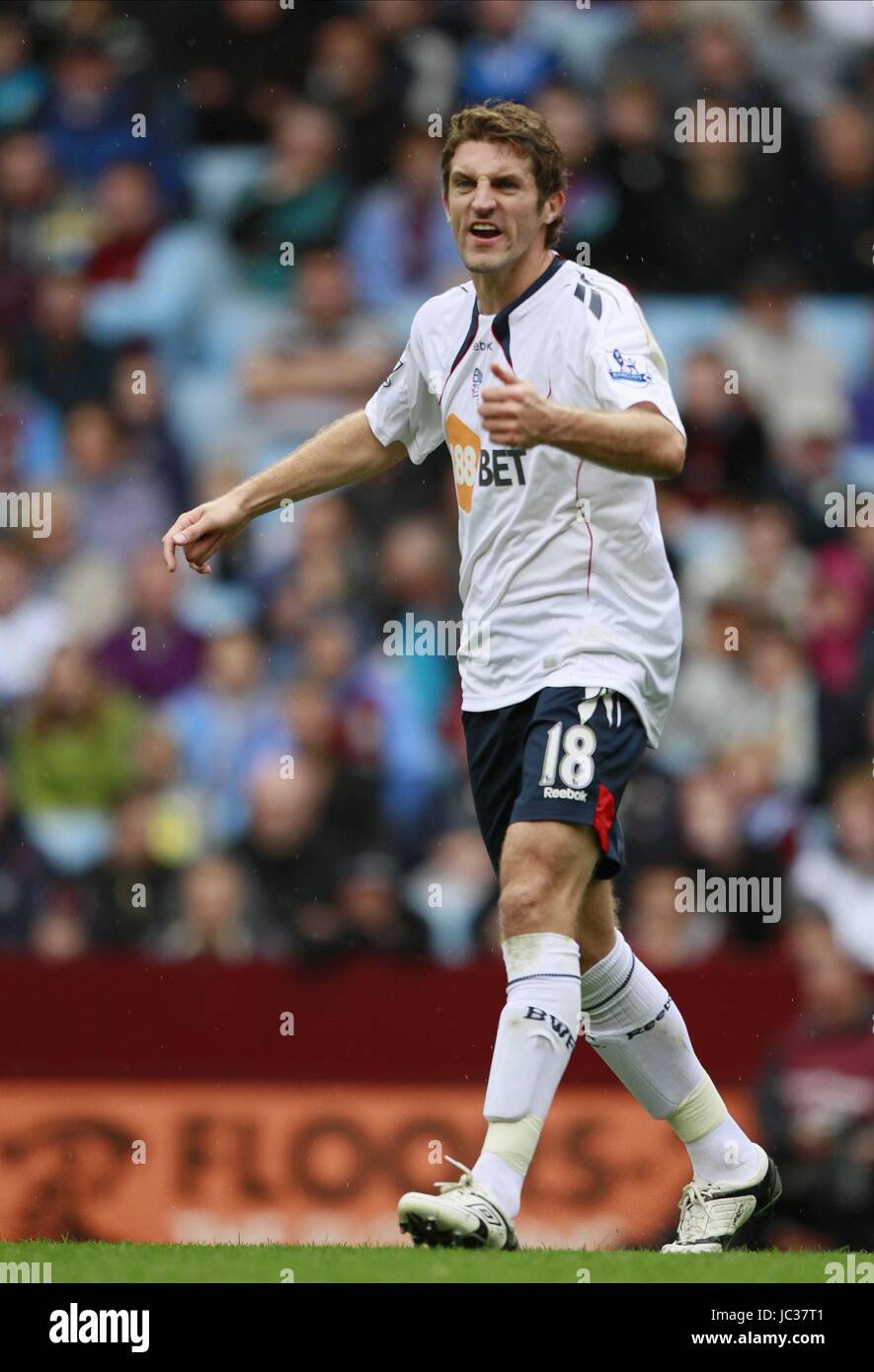 SAM RICKETTS BOLTON WANDERERS FC VILLA PARK BIRMINGHAM ENGLAND 18 ...
