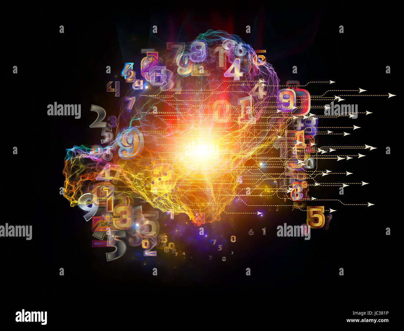Conceptual Particle series. Composition of fractal and conceptual ...