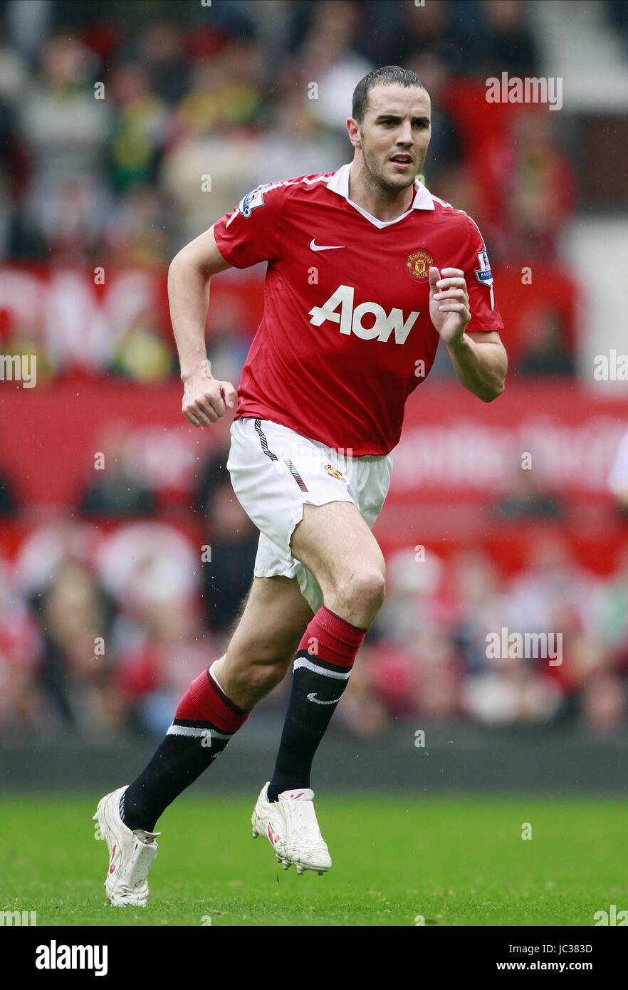 JOHN O'SHEA MANCHESTER UNITED FC MANCHESTER UNITED FC OLD TRAFFORD ...