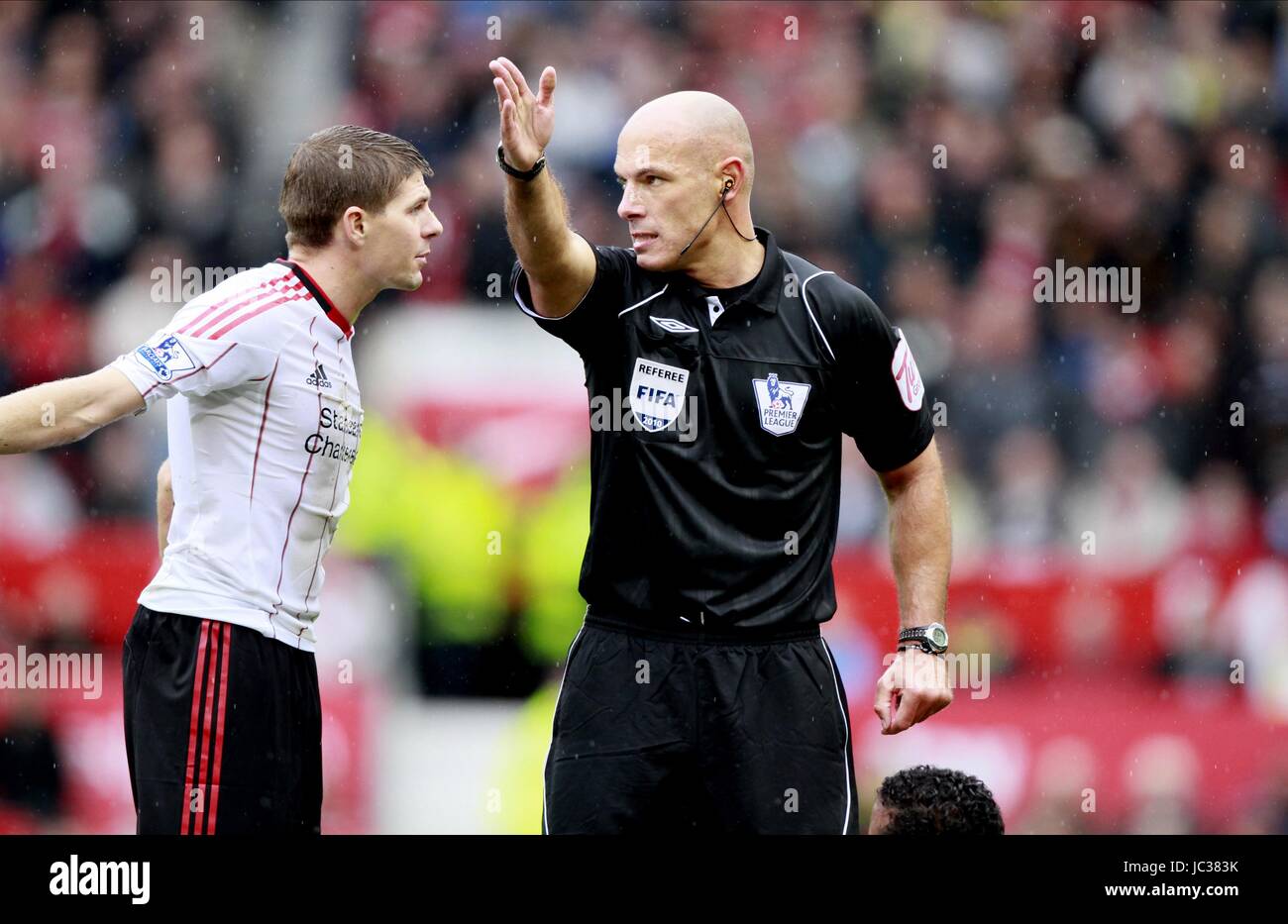 STEVEN GERRARD , HOWARD WEBB, MANCHESTER UNITED V LIVERPOOL, MANCHESTER ...