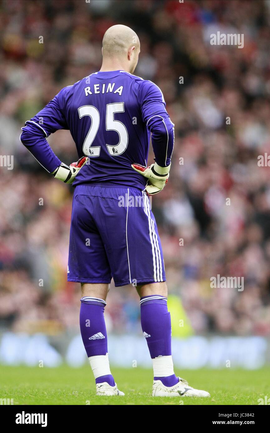 PEPE REINA LIVERPOOL FC LIVERPOOL FC OLD TRAFFORD MANCHESTER ENGLAND 19 ...