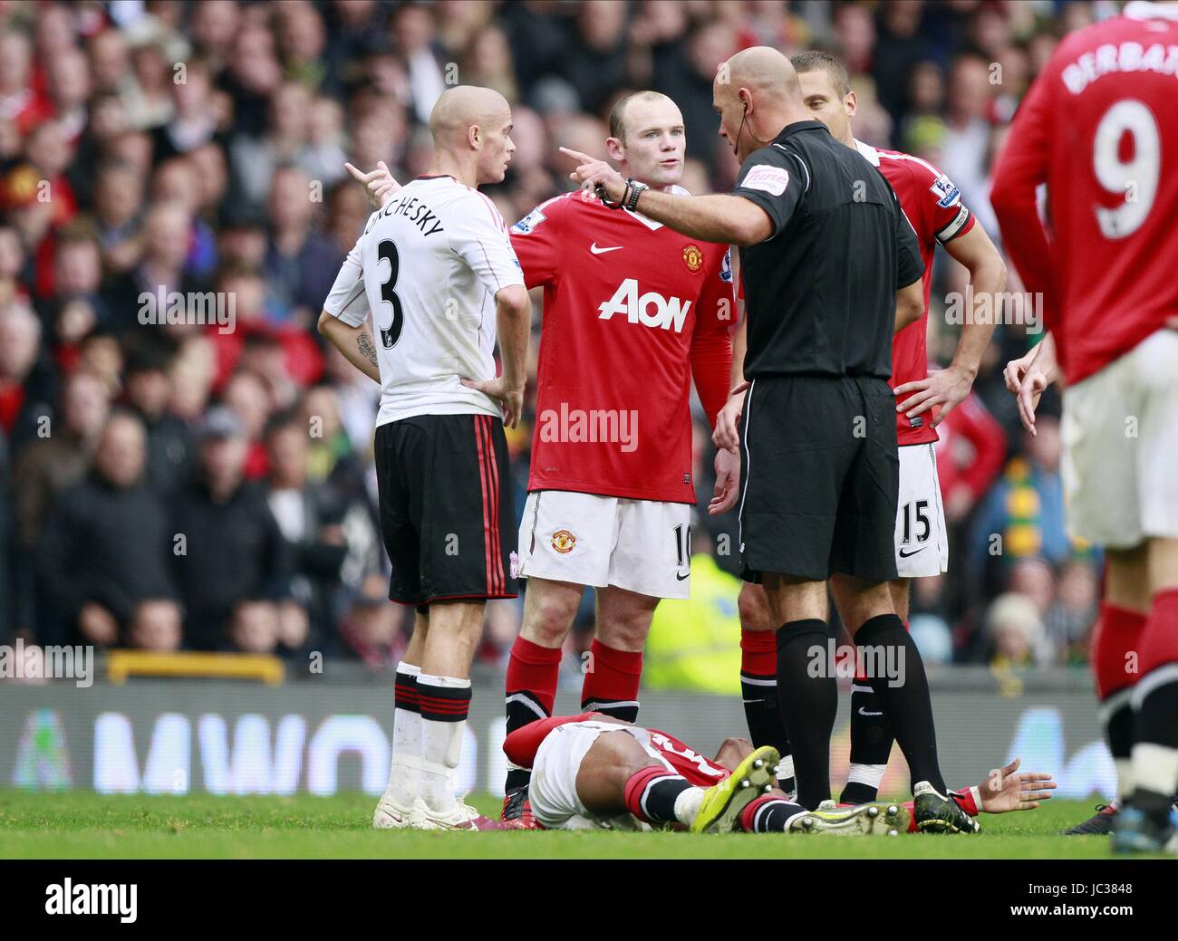 WAYNE ROONEY , HOWARD WEBB, MANCHESTER UNITED V LIVERPOOL, MANCHESTER ...