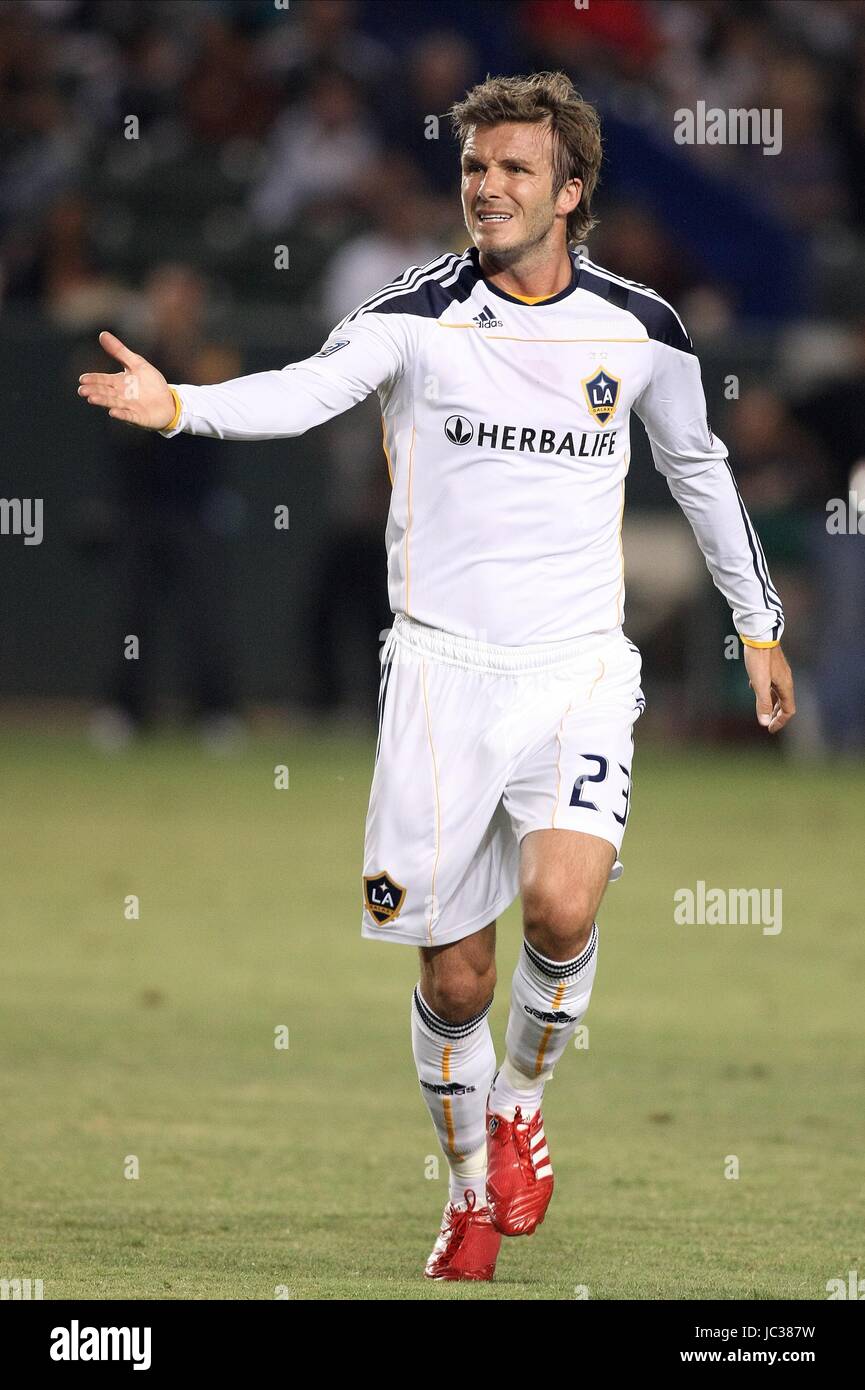 DAVID BECKHAM LOS ANGELES GALAXY CARSON LOS ANGELES CALIFORNIA USA 24 ...