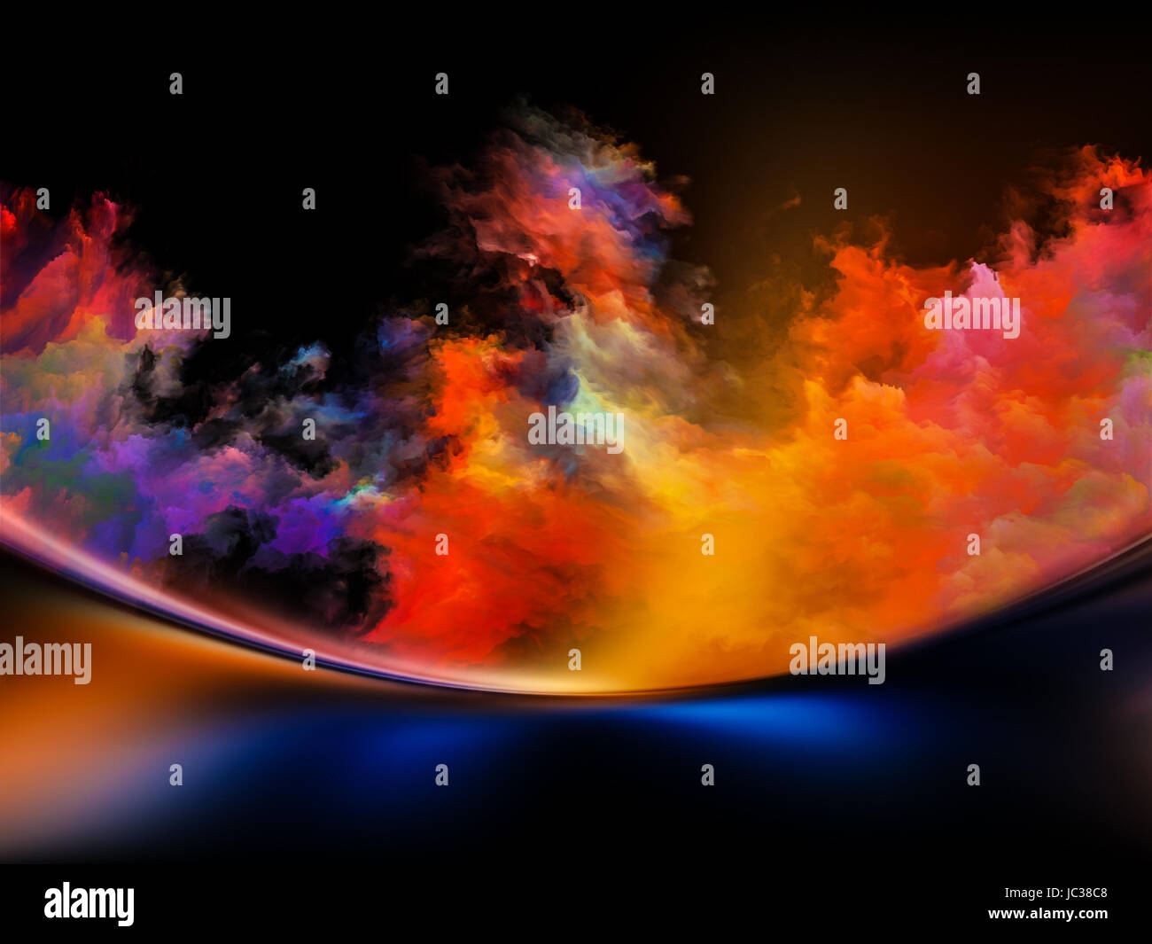 Impossible Dawn series. Interplay of colors and gradients on the ...
