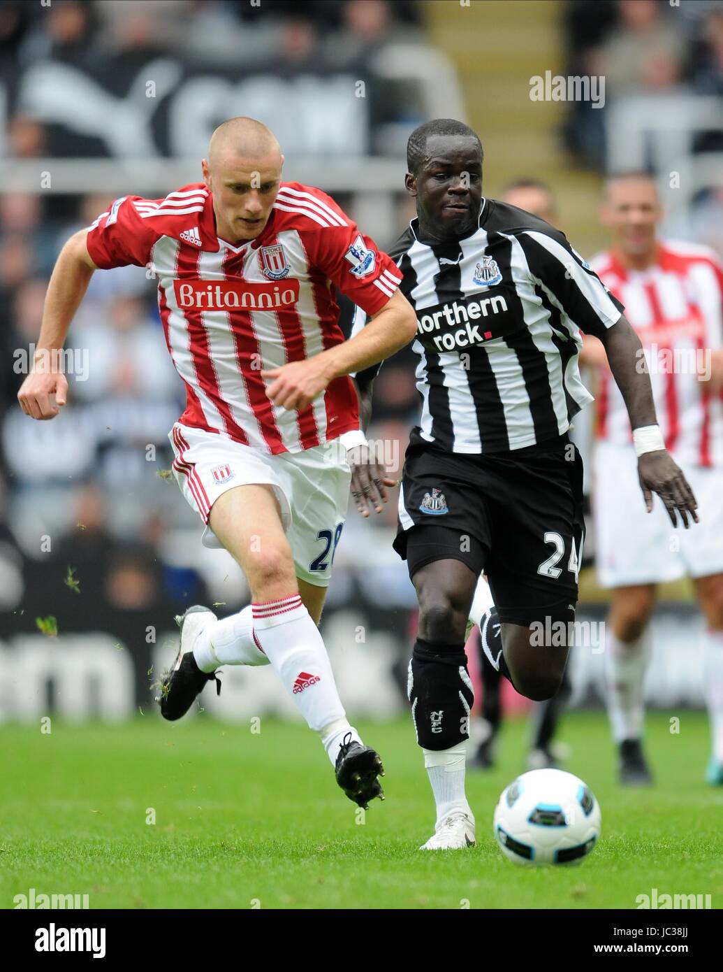 ANDY WILKINSON CHEIK TIOTE NEWCASTLE UNITED FC NEWCASTLE UNITED FC ST ...