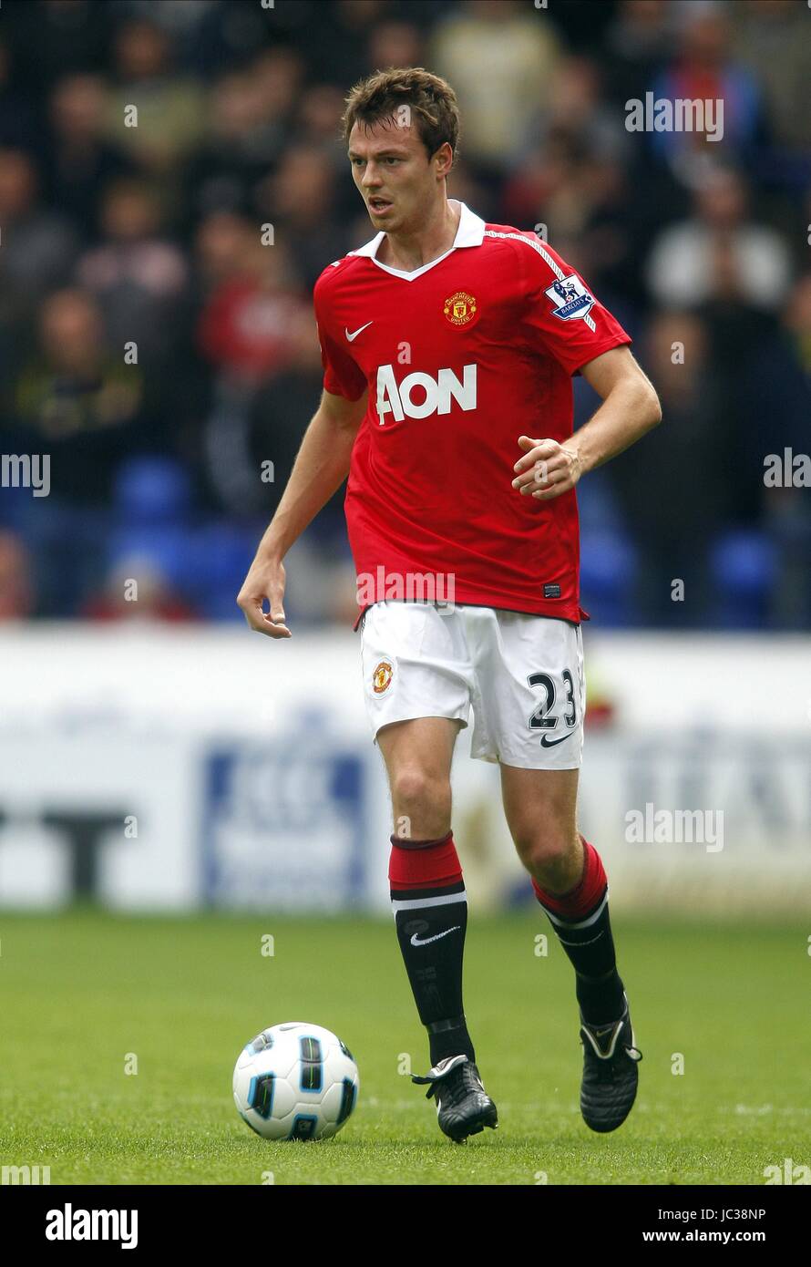JOHNNY EVANS MANCHESTER UNITED FC MANCHESTER UNITED FC REEBOK STADIUM ...