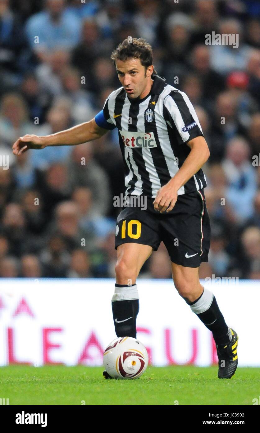 ALESSANDRO DEL PIERO JUVENTUS CITY OF MANCHESTER STADIUM MANCHESTER ...