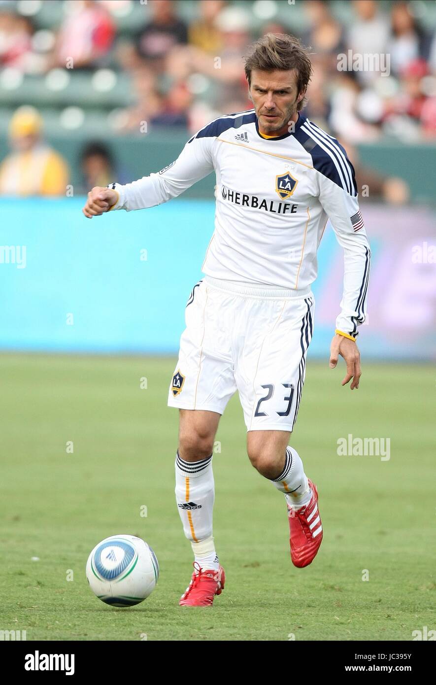 DAVID BECKHAM LOS ANGELES GALAXY CARSON LOS ANGELES CALIFORNIA USA 03 ...