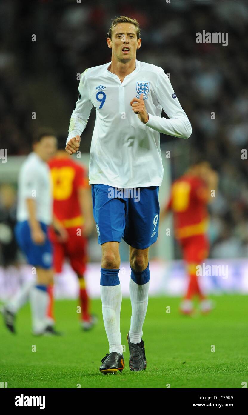 PETER CROUCH ENGLAND WEMBLEY STADIUM LONDON ENGLAND 12 October 2010 ...