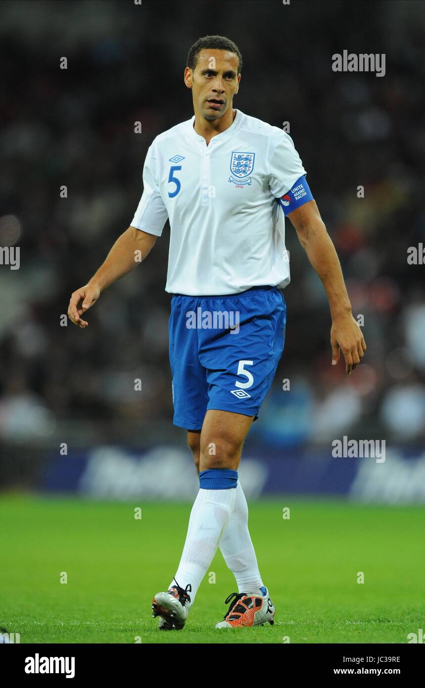RIO FERDINAND ENGLAND WEMBLEY STADIUM LONDON ENGLAND 12 October 2010 ...