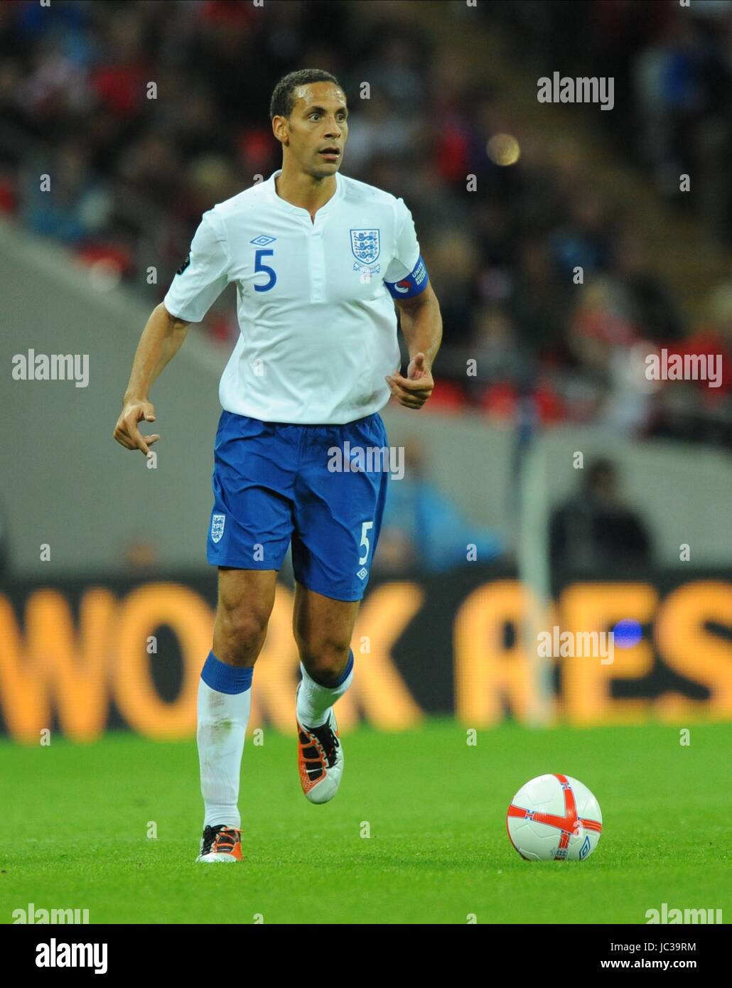 RIO FERDINAND ENGLAND WEMBLEY STADIUM LONDON ENGLAND 12 October 2010 ...