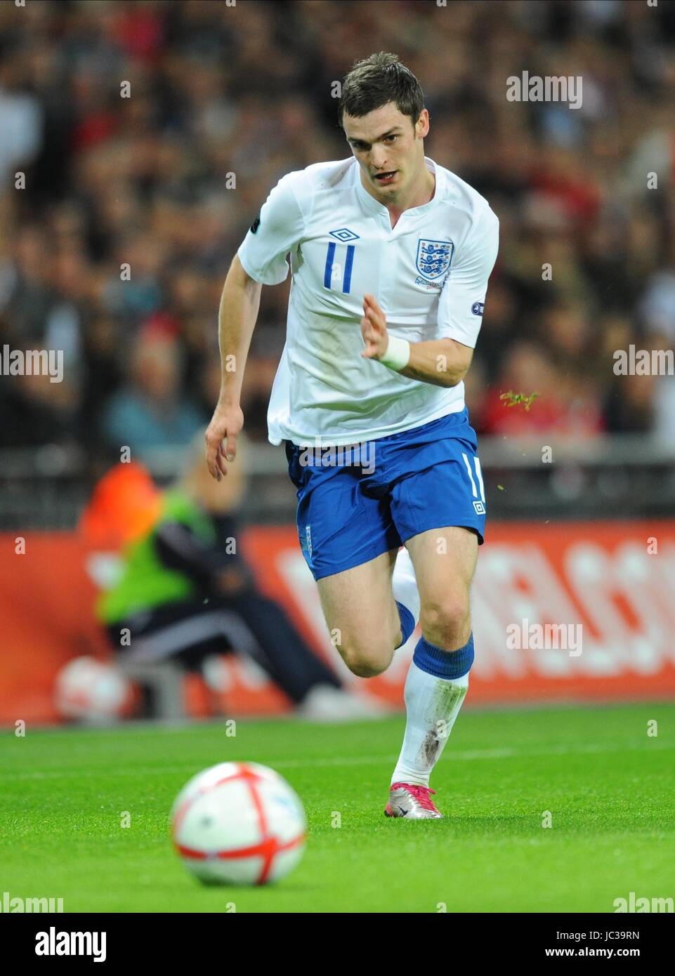 ADAM JOHNSON ENGLAND WEMBLEY STADIUM LONDON ENGLAND 12 October 2010 ...