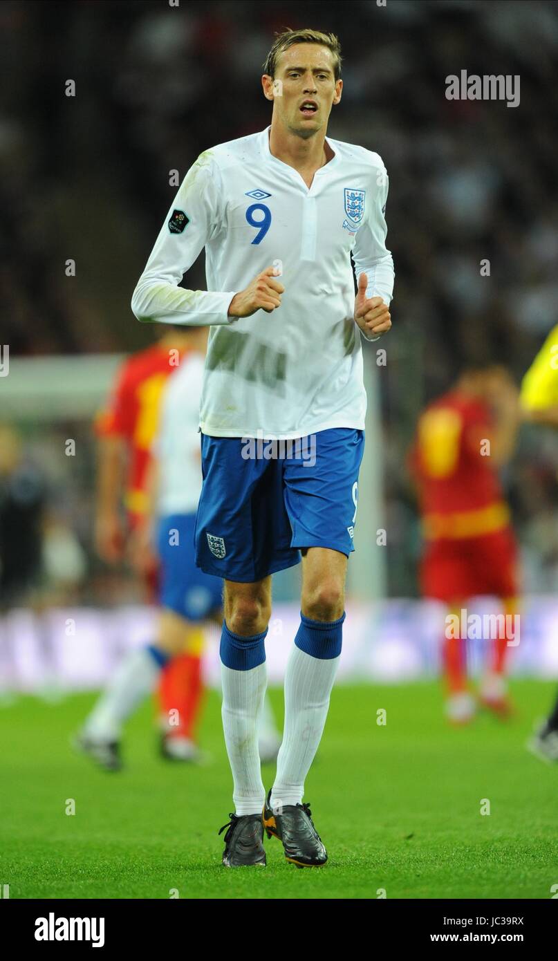 PETER CROUCH ENGLAND WEMBLEY STADIUM LONDON ENGLAND 12 October 2010 ...
