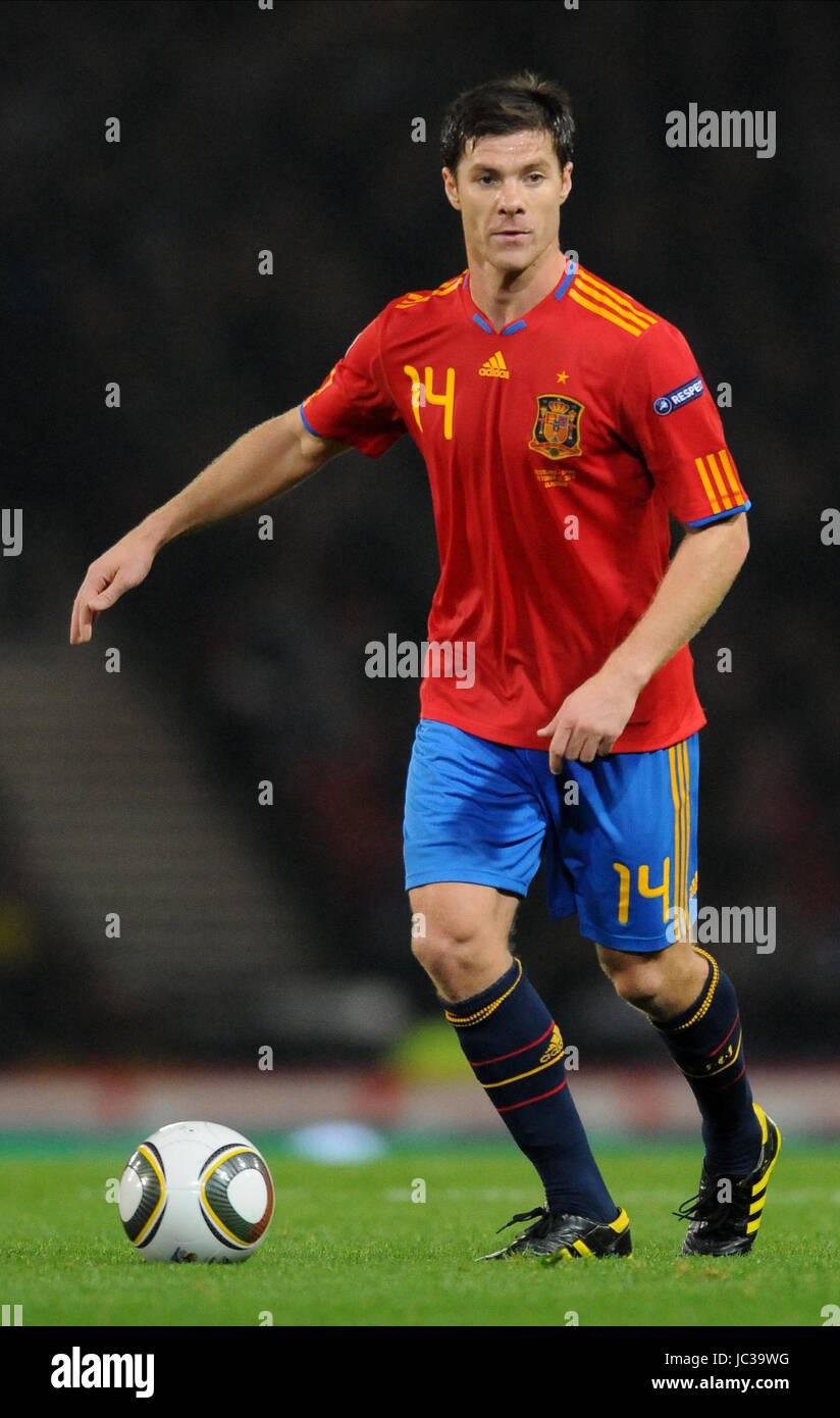 XABIER ALONSO SPAIN LIVERPOOL FC SPAIN & LIVERPOOL FC HAMPDEN PARK ...